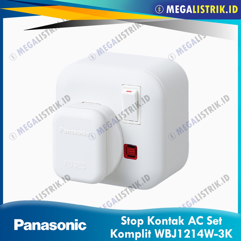 Jual PANASONIC STOP KONTAK AC + STEKER AC 3 KAKI + OB DOS / OUTBOWDOS ...