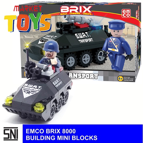 Jual EMCO Brix Mini 8000 Series - 12 Assortment Mainan Anak Brick ...