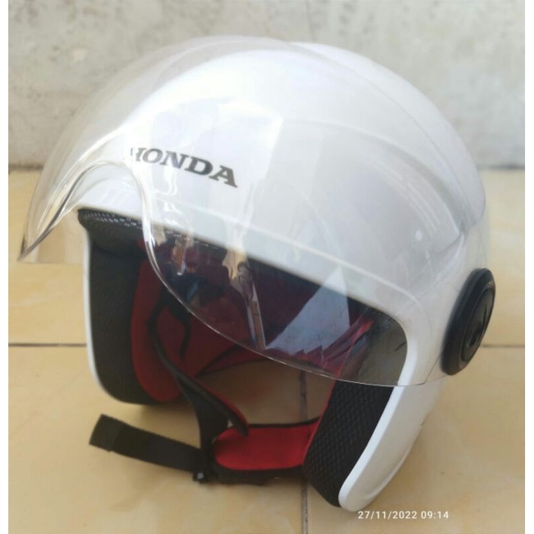 Jual TERMURAH HELM HALF MASK PILOT DEWASA PRIA WANITA ORIGINAL HONDA ...