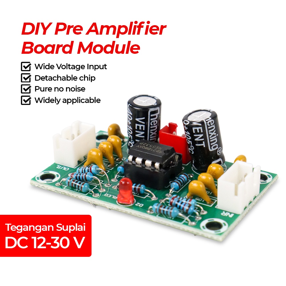 Jual DIY Pre Amplifier Board Modul - AMPLIFIER KIT - MODUL AMPLI ...