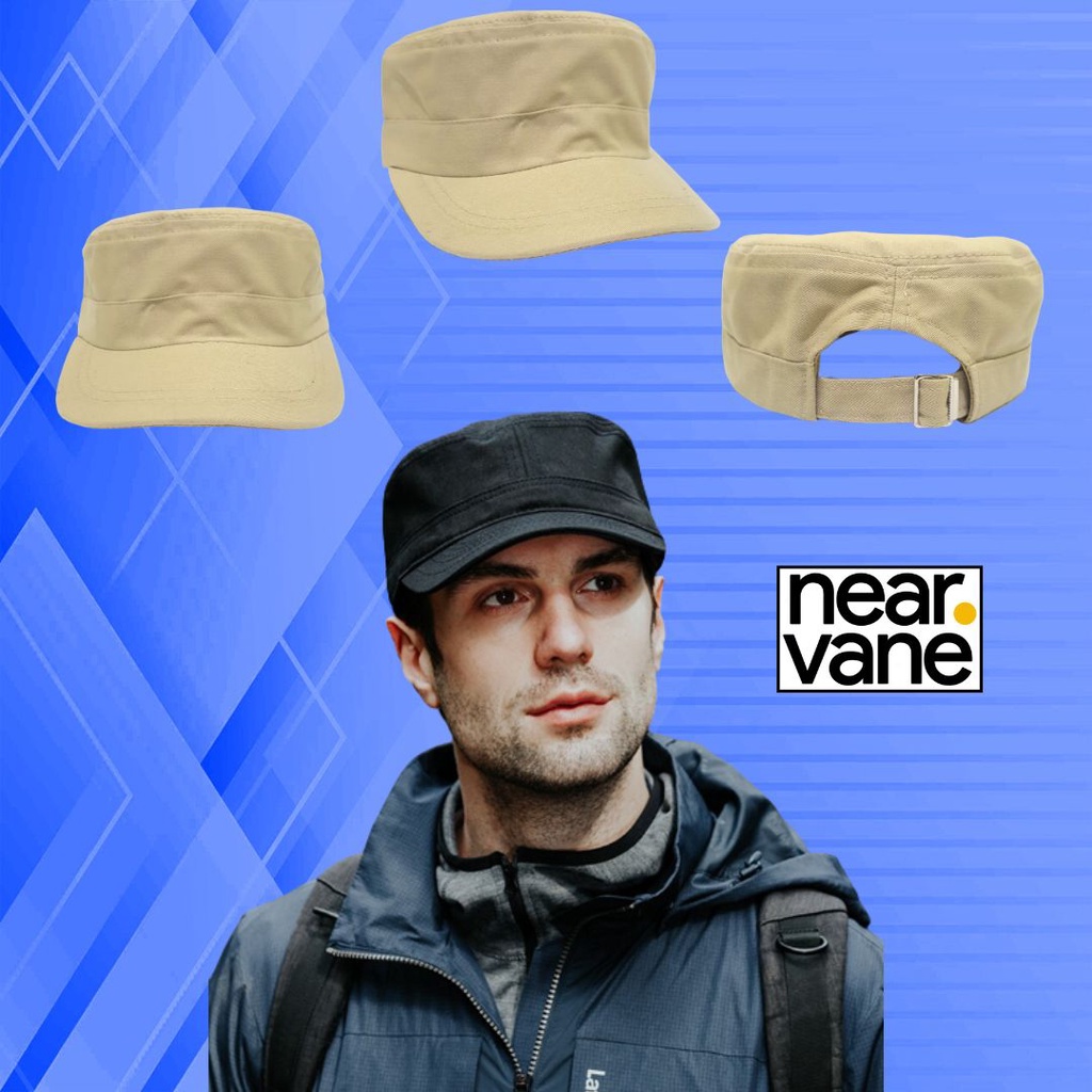 Jual Topi Komando Militer Style Pria Topi Main Gaul Topi Main Rel Besi ...