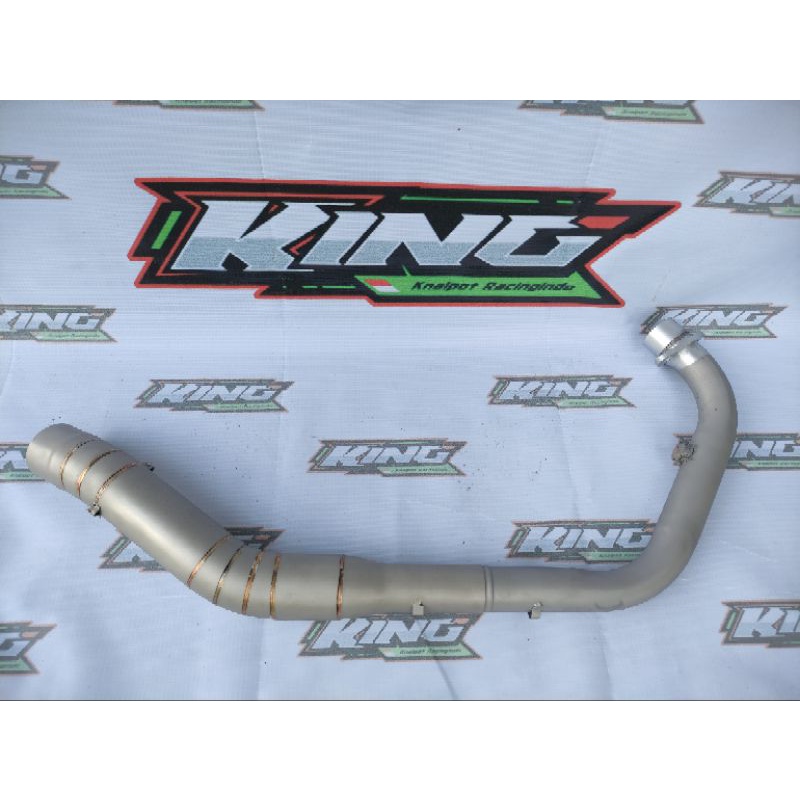 Jual pipa leher knalpot bukan proliner sanblasting titanium vixion ...