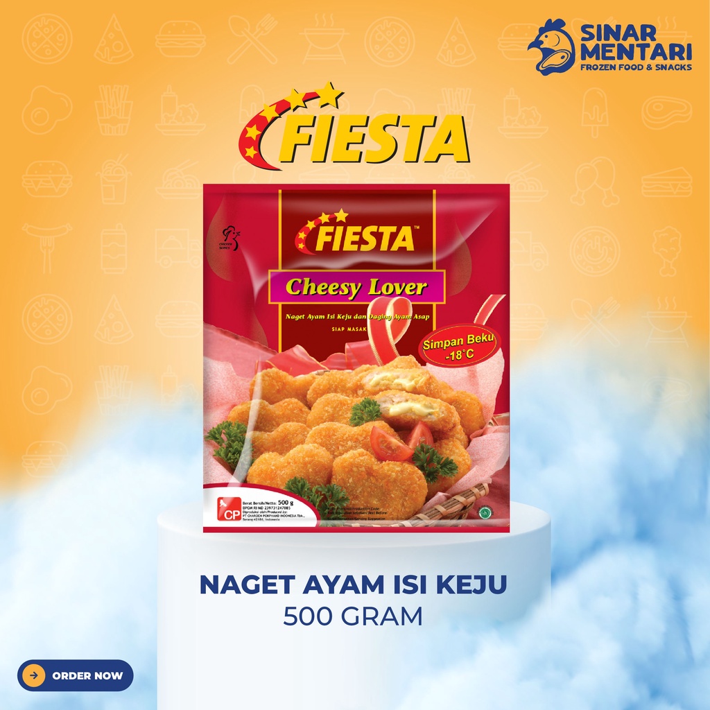 Jual Fiesta Cheese Lover 500 gram nugget keju | Shopee Indonesia