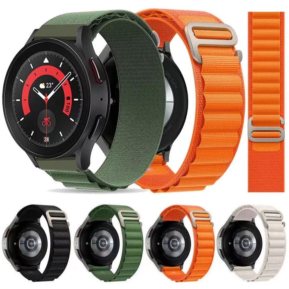 Jual ALPINE Loop Nylon Tali Jam 22mm Strap Tali Samsung Galaxy Watch ...