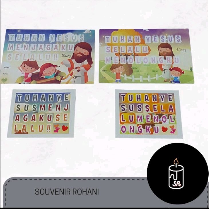 Jual LEMBAR ABSEN STIKER ANAK SEKOLAH MINGGU. LEMBAR ABSENSI ROHANI ...