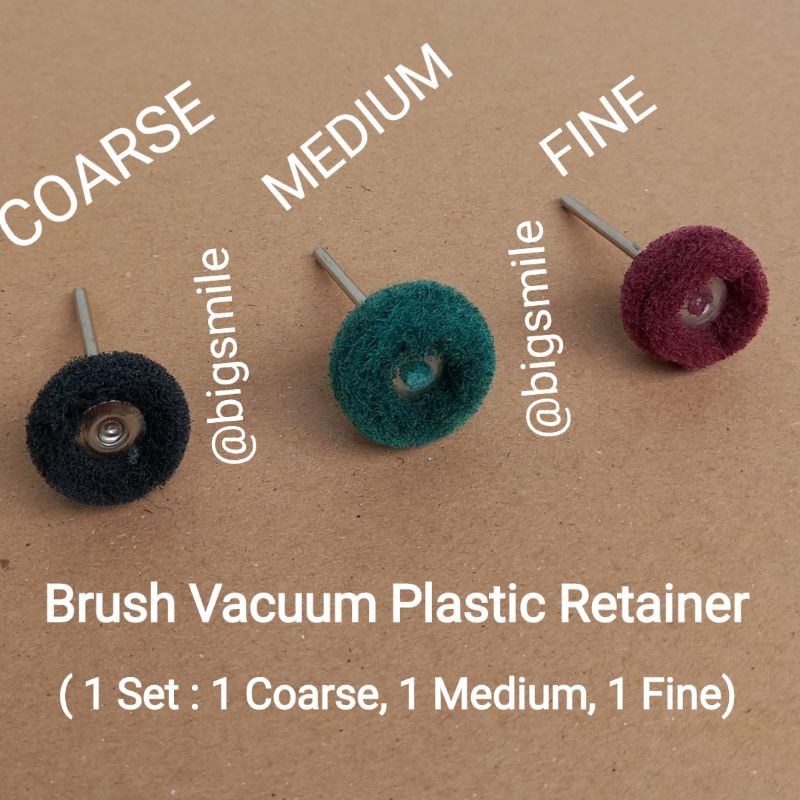Jual Dental Polishing Brush Clear Retainer Polishing Plastik Vacuum ...