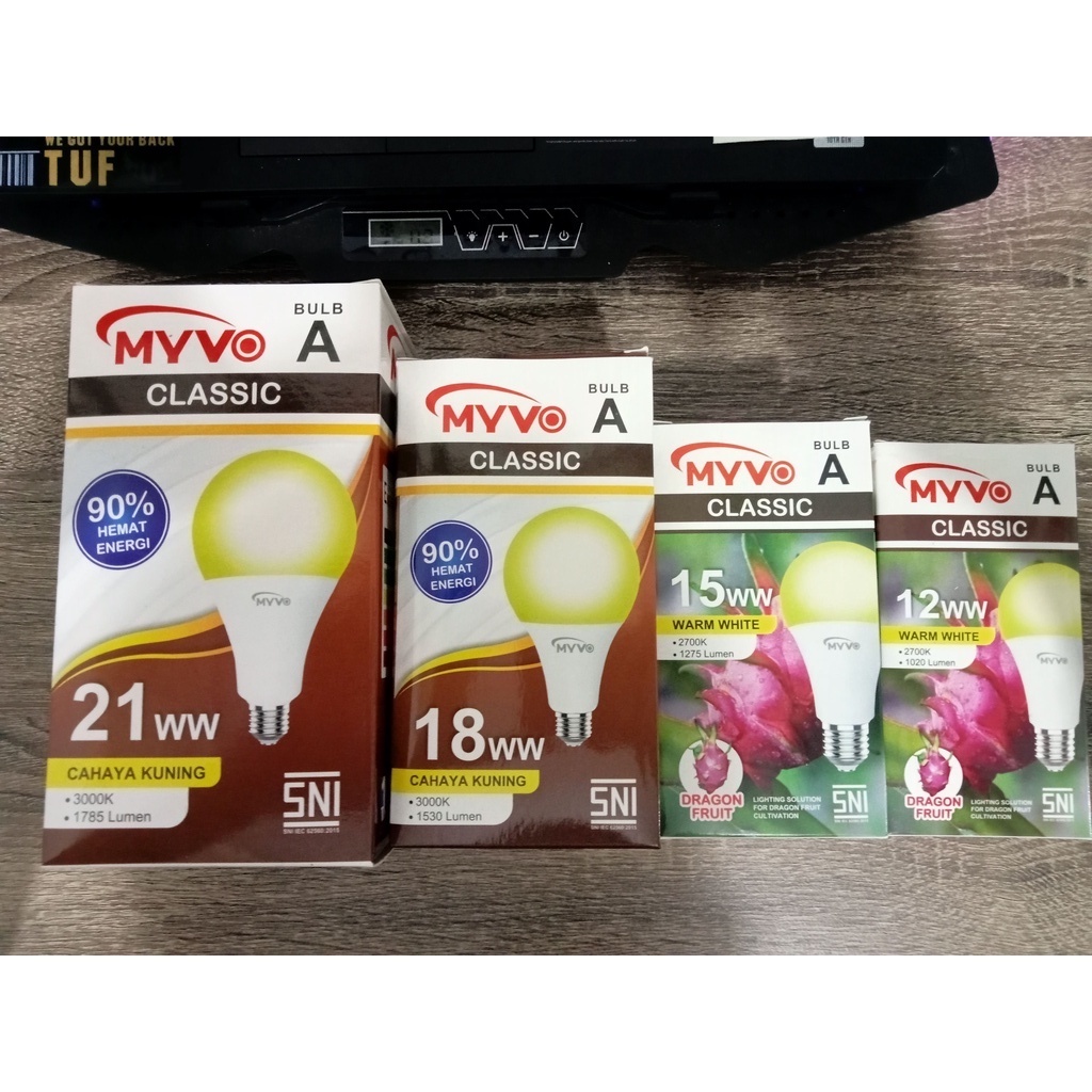 Jual LAMPU LED BOHLAM MYVO CLASSIC | 12-21 WATT | BULB A | ORIGINAL | Shopee Indonesia