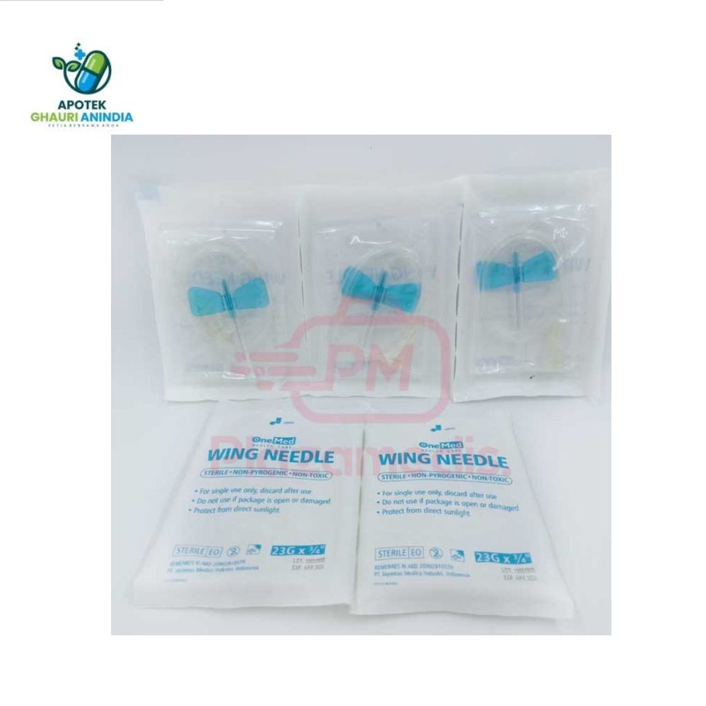 Jual Wing Needle 23G Onemed Eceran | Shopee Indonesia