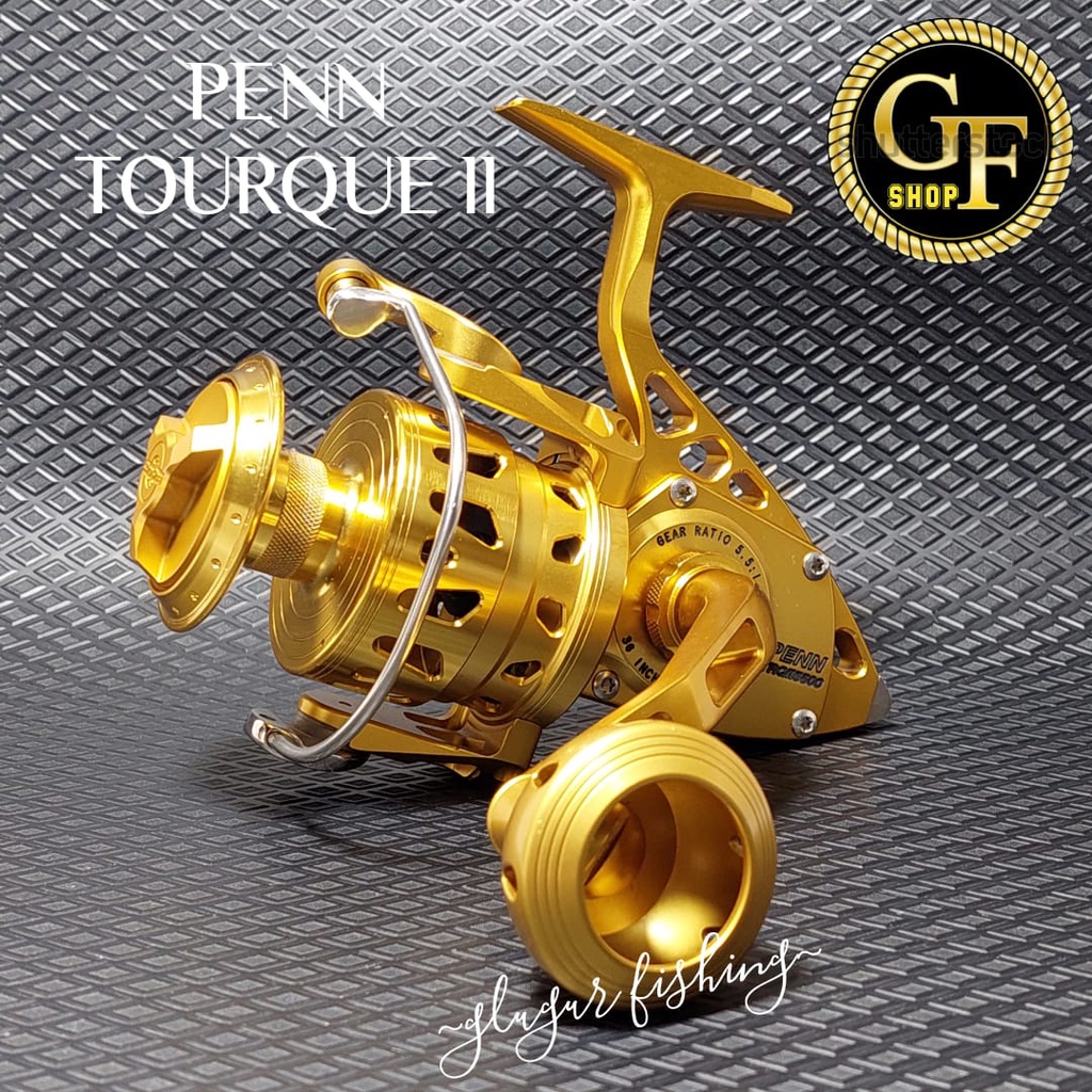Jual REEL SPINNING PENN TORQUE TRQII5500 FULL METAL BODY GEAR RATIO: 5. ...