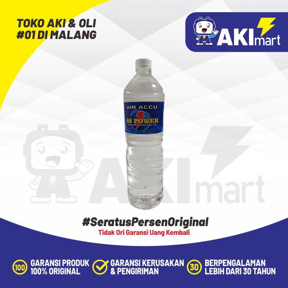 Jual AIR AKI AIR ACCU AS POWER 600ML | Shopee Indonesia