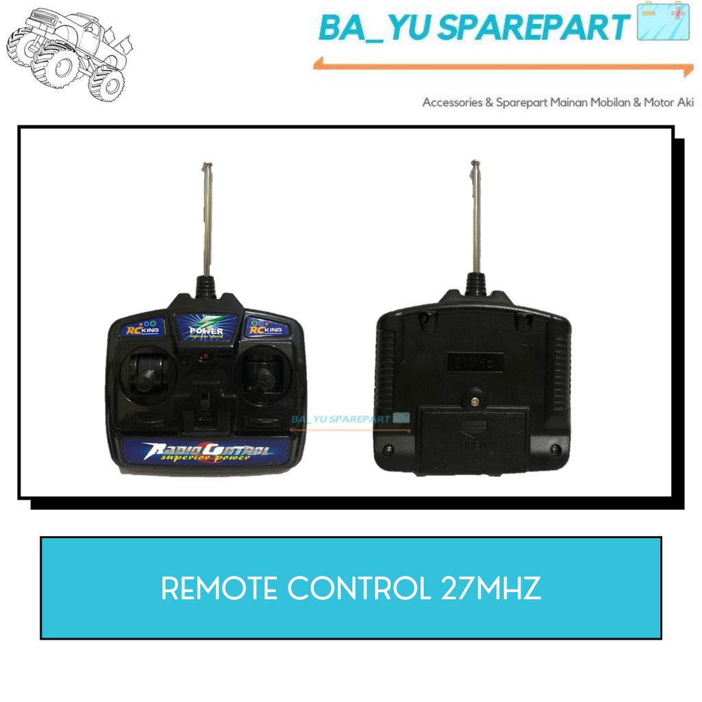 Jual REMOTE CONTROL 27MHZ MOBILAN AKI | Shopee Indonesia