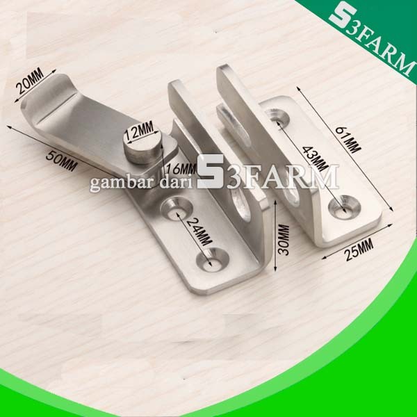 Jual Overpal Kunci Slot Mini Pintu Geser Grendel Sliding Door Stainless ...