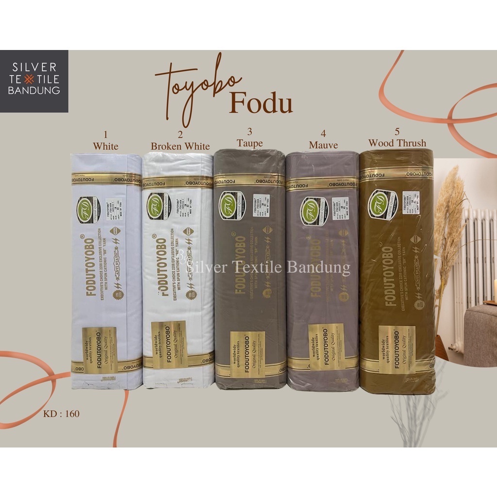 Jual Toyobo Fodu #160 Minimal pembelian 1 Roll | Shopee Indonesia