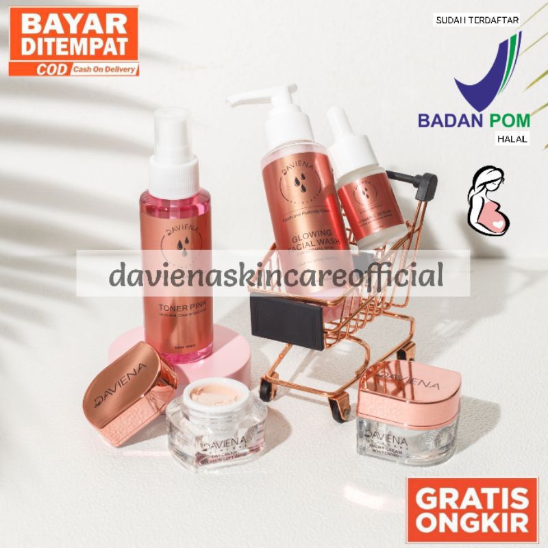 Jual DAVIENA SKINCARE GLOWING SERIES | DAVIENA SKINCARE OFFICIAL ...
