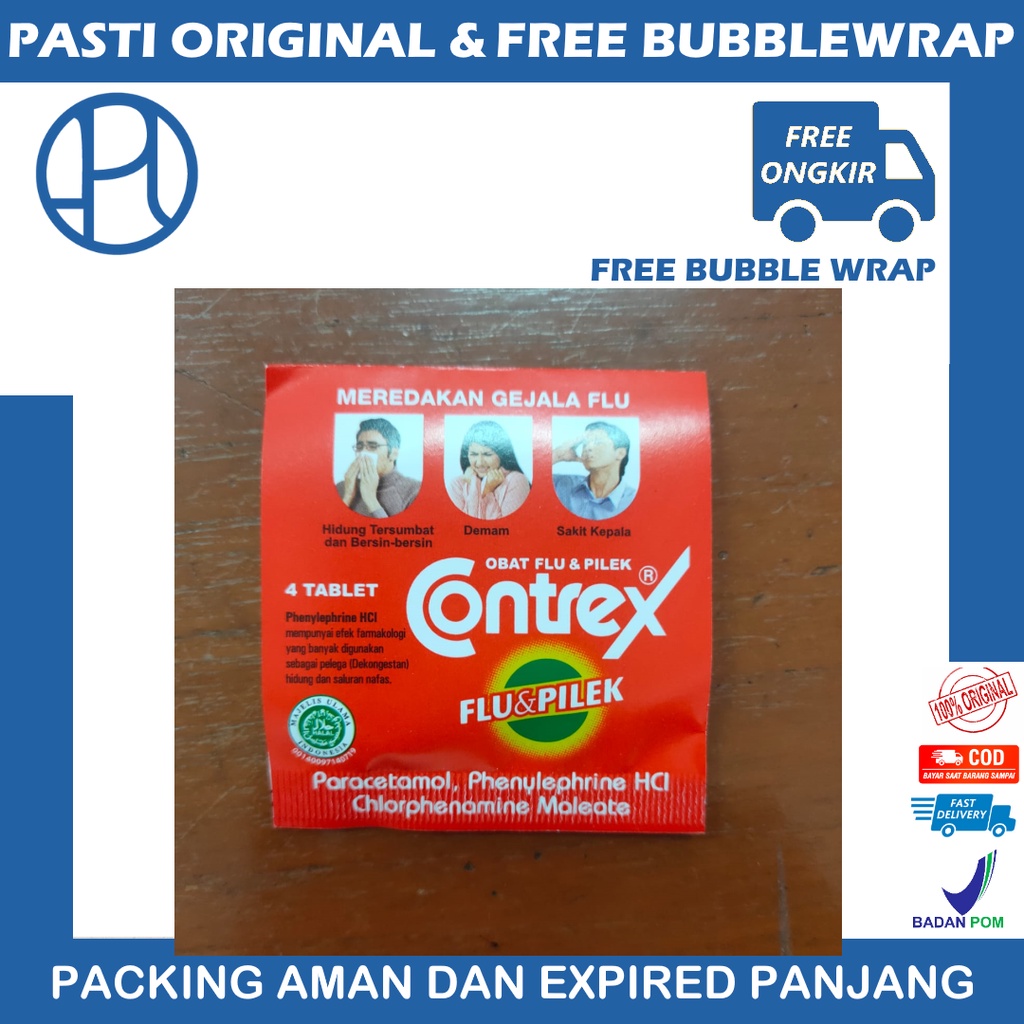 Jual CONTREX FLU DAN PILEK STRIP | Shopee Indonesia