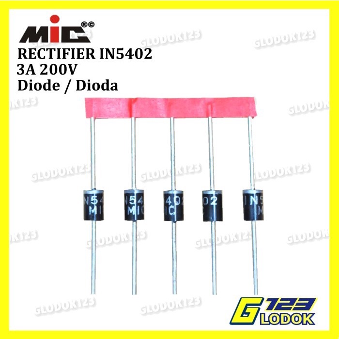 Jual Dioda Diode Rectifier DIP MIC IN5402 1N5402 1N IN 5402 3A 200V ...