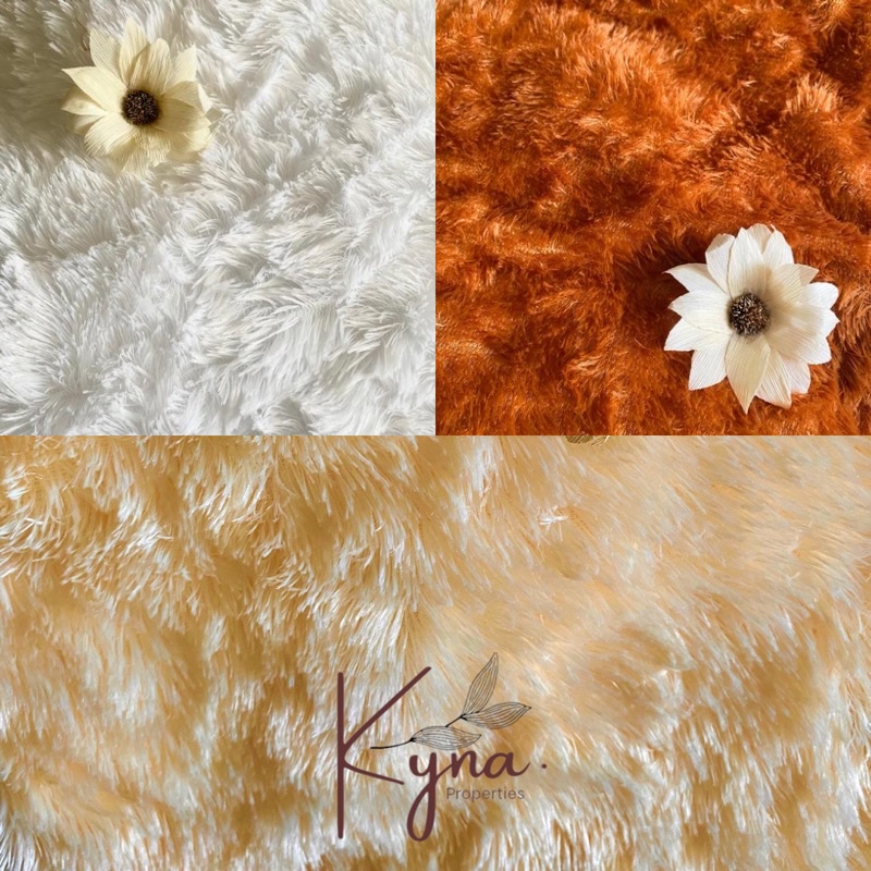 Jual Kain Rasfur Bulu Lebar Aesthetic / Background Foto Produk Kyna ...