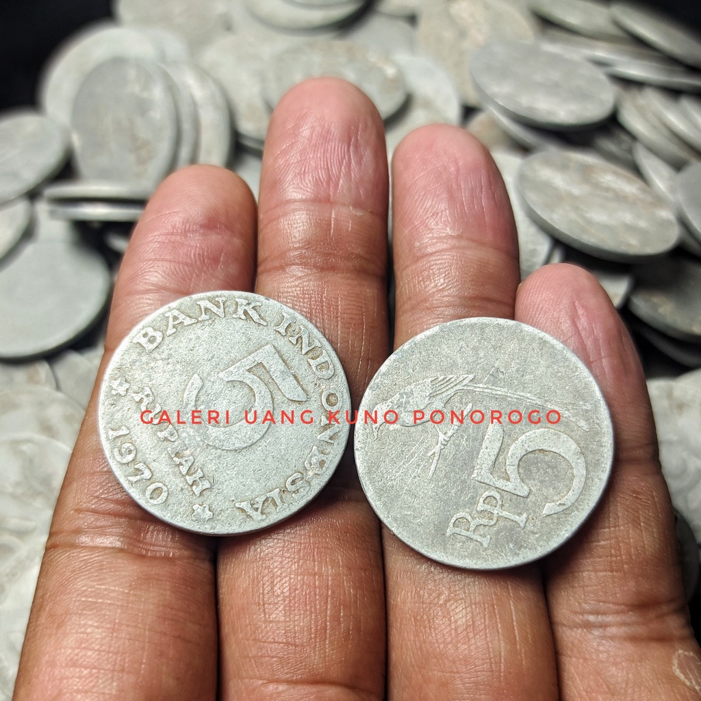 Jual UANG KUNO 5 RUPIAH BURUNG 1970 | Shopee Indonesia