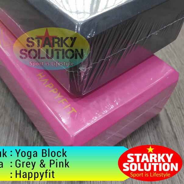 Jual Block Yoga Brick Blok Bata Happyfit Original - Grey | Shopee Indonesia