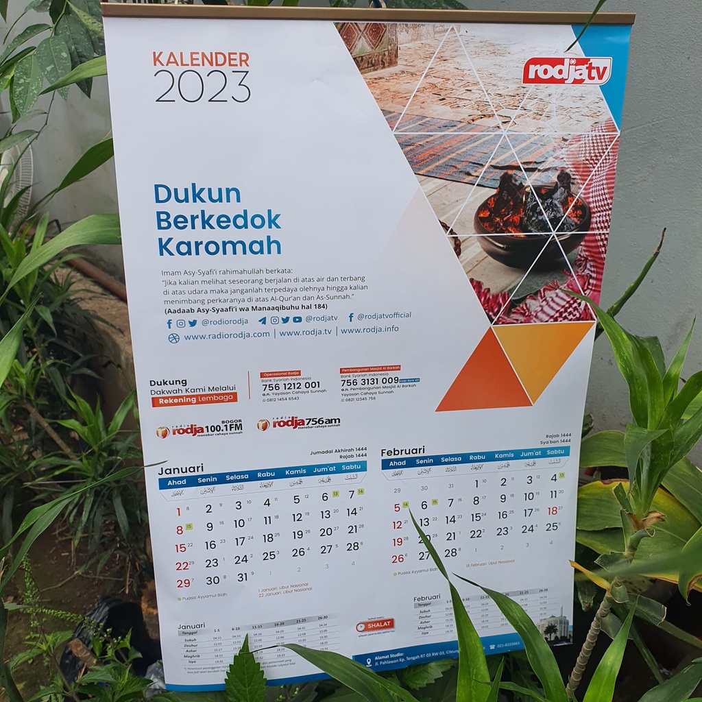 Jual KALENDER DINDING RODJA 2023 (1444 H - 1445 H) | Shopee Indonesia