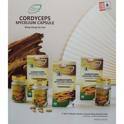 Jual O'Kayo Nature Cordyceps SSA 60 Kapsul & TONIK Racikan Sinshe Pu ...