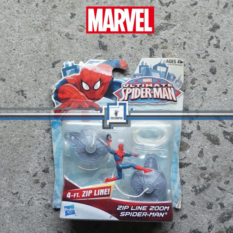 Jual Marvel Ultimate Spider Man Zip Line Zoom Spiderman Web Swinging ...