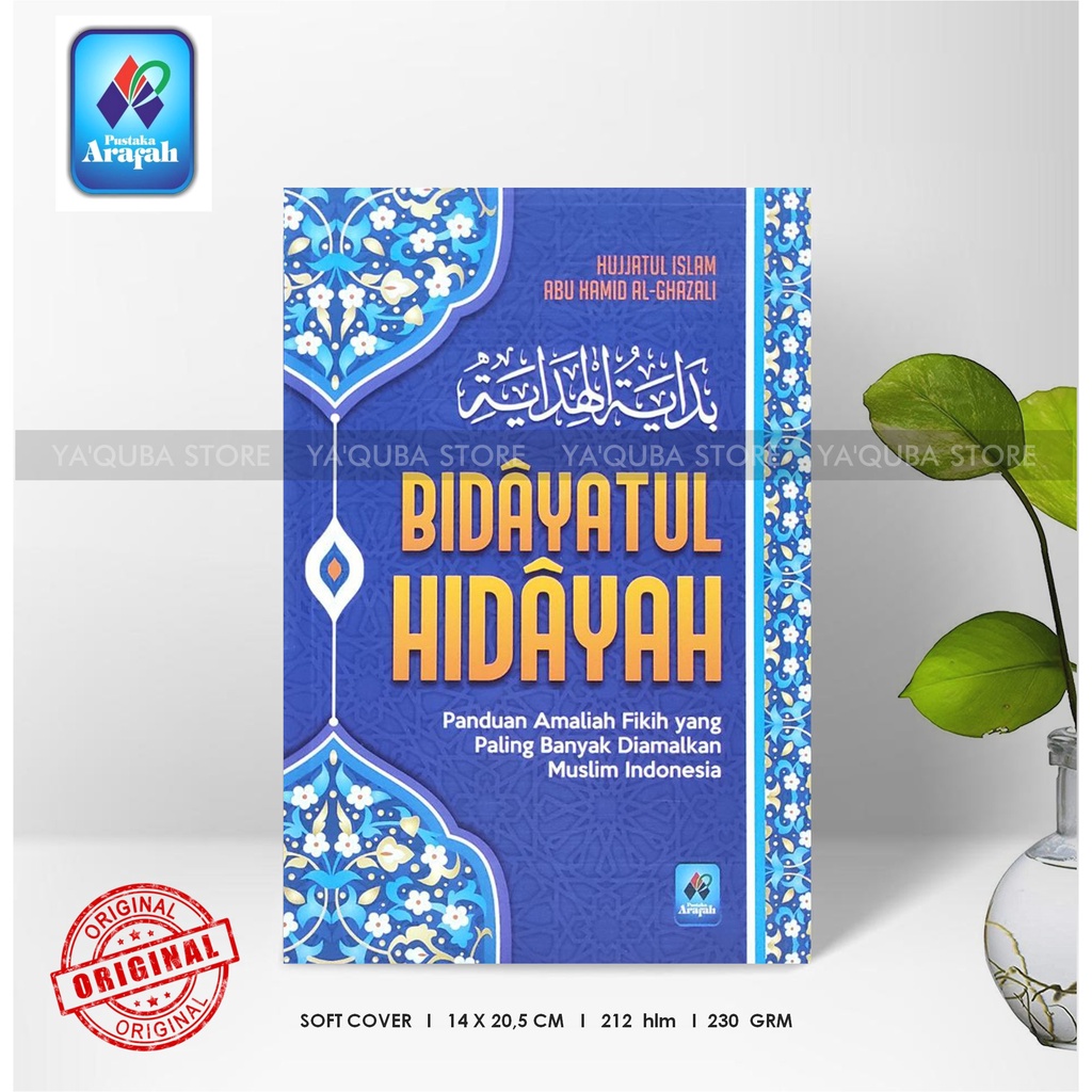 Jual [ ARAFAH ] BUKU TERJEMAHAN KITAB BIDAYATUL HIDAYAH IMAM GHAZALI RINGKASAN IHYA' ULUMUDDIN ...