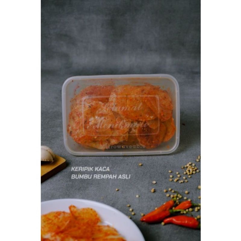 Jual KRIPCA kripik kaca bumbu rempah asli dan extra daun jeruk - 100gr ...