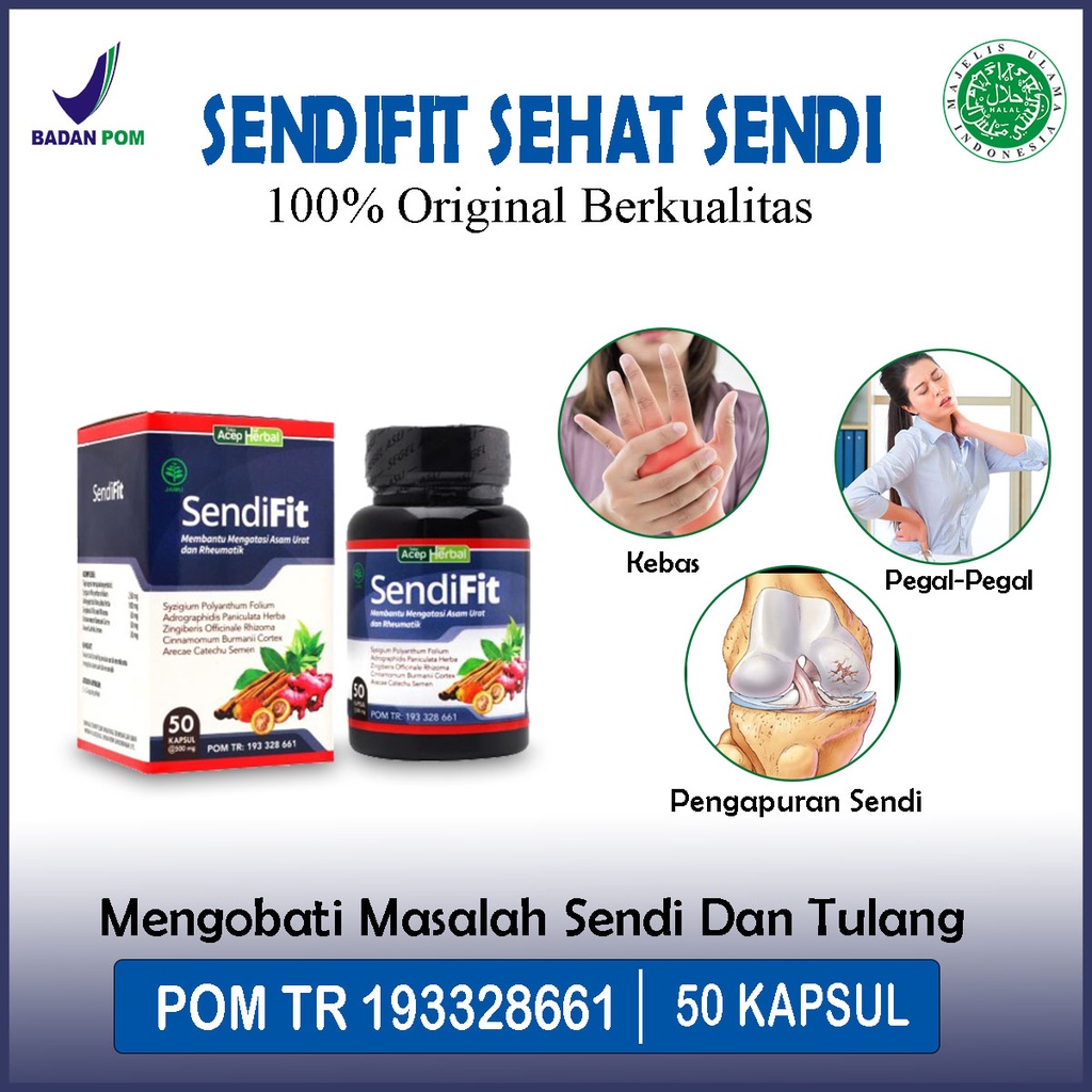 Jual Sendifit Original Obat Kebas Dan Kesemutan Mati Rasa Otot Kaku ...
