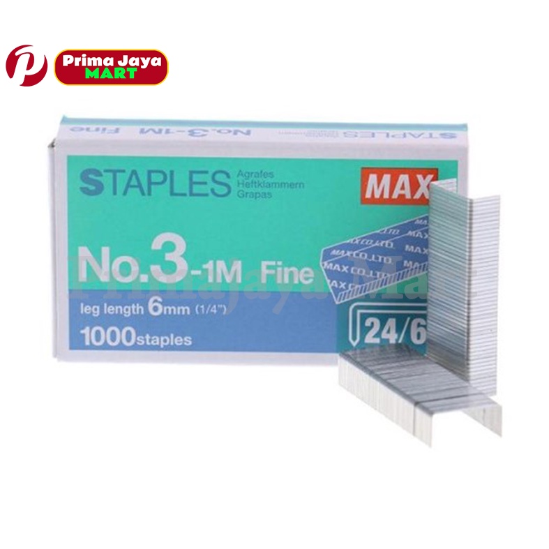 Jual Max Staples No. 3 (24/6) ( Pcs ) | Shopee Indonesia
