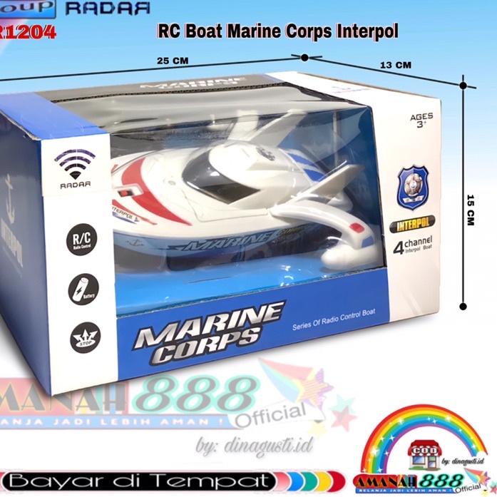 Jual Speed Boat Remote Control 27MHz Dual Propoller 4 Channel RC Boat Marinescoprs Hobi Perahu ...