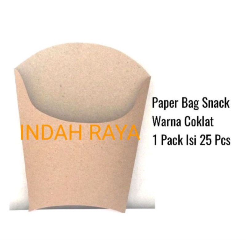 Jual Paper Bag kentang goreng French fries wadah kertas kantong ...