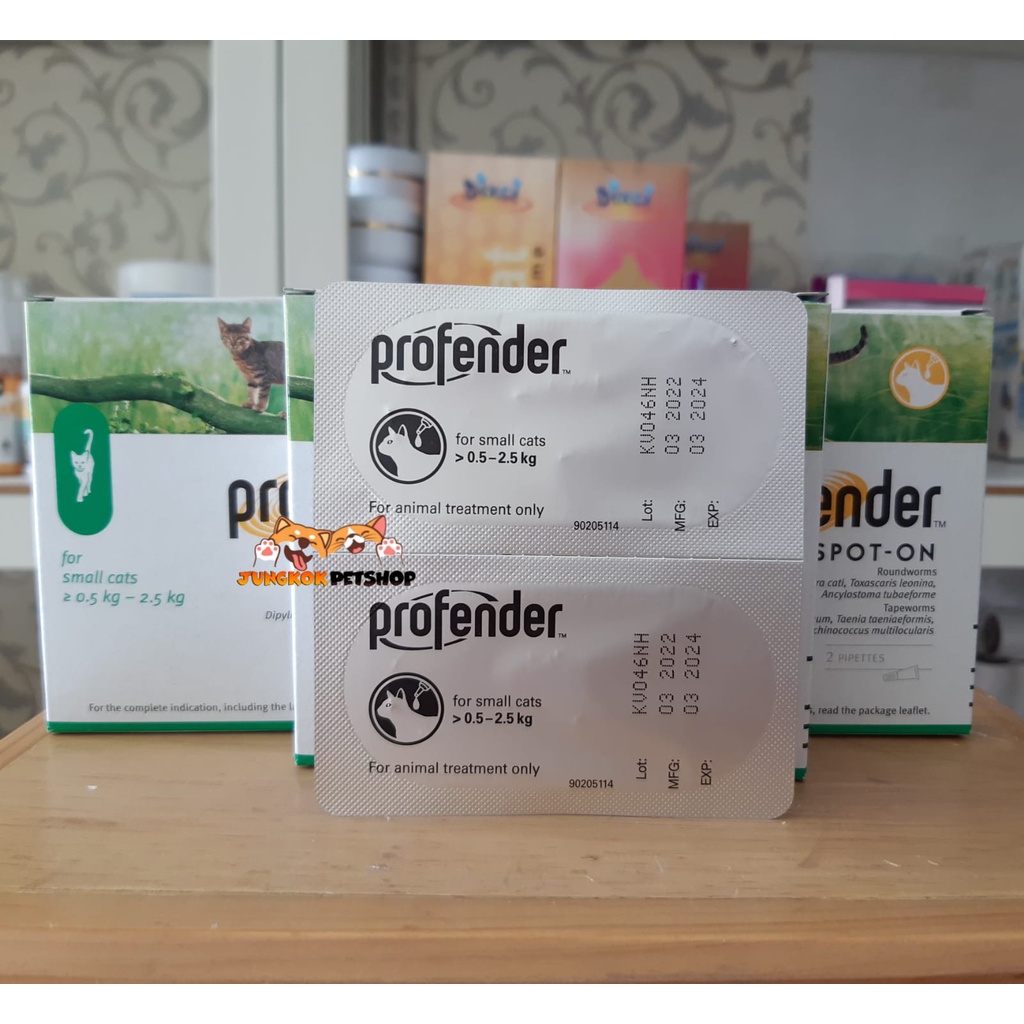 Jual Profender Spot-On 0,35ml For Small Cats (1 Tube) - Obat Cacing ...