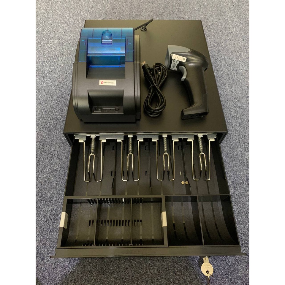 Jual Paket Mesin Kasir / PPOB Android (Cash Drawer + Scanner 1D ...