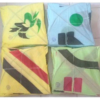 Jual isi 50pcs Layangan Cap CK cangklong Sukabumi mainan tradisional ...
