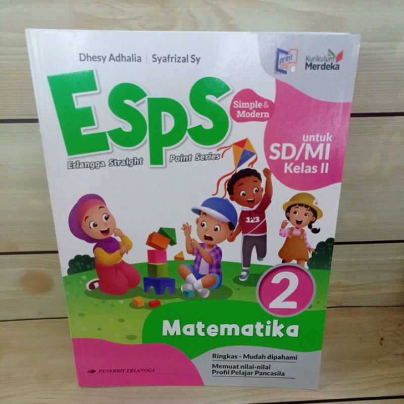 Jual ESPS MATEMATIKA UNTUK SD/MI KELAS 2 KURIKULUM MERDEKA ERLANGGA | Shopee Indonesia