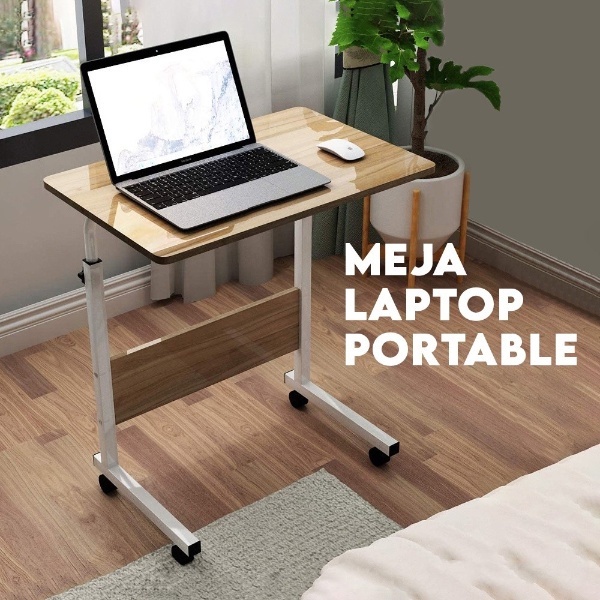 Jual Meja Laptop Roda / Meja Laptop Lipat Portable Standing Desk ...