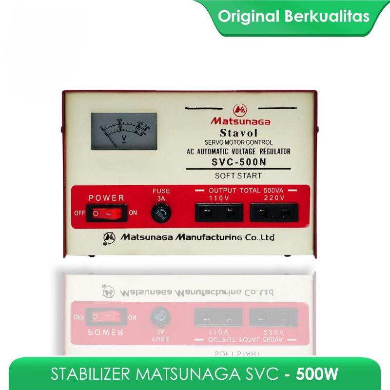 Jual Stabilizer matsunaga 500watt/1000watt svc 500watt/1000watt ...