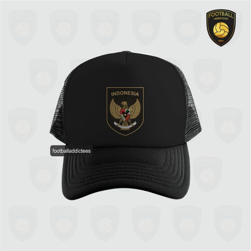 Jual TOPI TRUCKER TIMNAS LOGO BARU TIM NASIONAL INDONESIA | Shopee ...