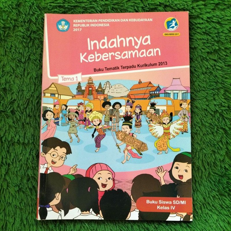 Jual ORIGINAL BUKU TEMATIK TERPADU KELAS 4 SD TEMA 1 INDAHNYA KEBERSAMAAN | Shopee Indonesia