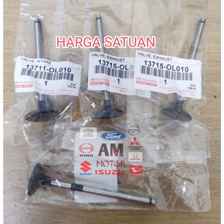 Jual PAYUNG KLEP CLAP EX INTAKE MINYAK TOYOTA INNOVA HILUX FORTUNER ...