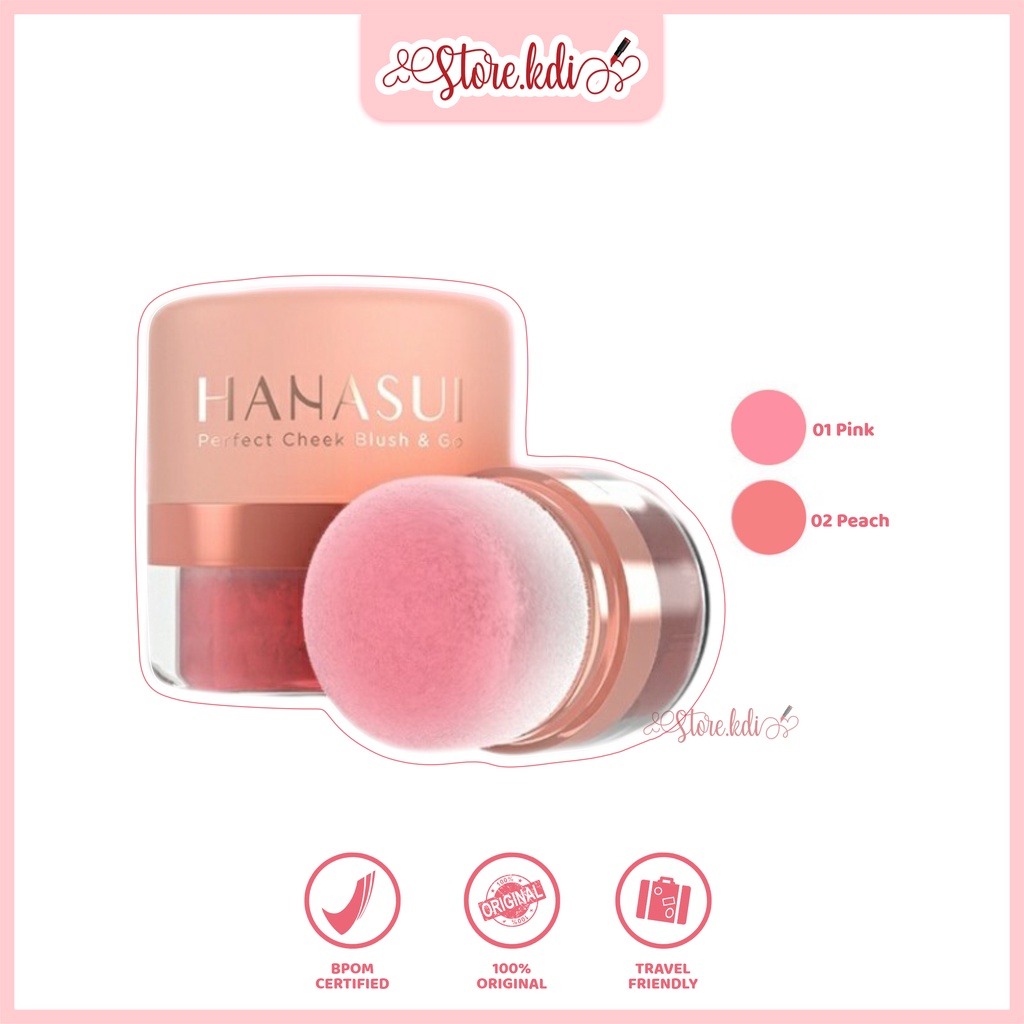 Jual HANASUI Perfect Cheek Blush & Go Powder | Shopee Indonesia