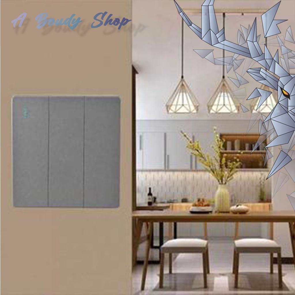 Jual Saklar Lampu Frameless Luxury Panel Push Button 2 Arah Minimalist ...
