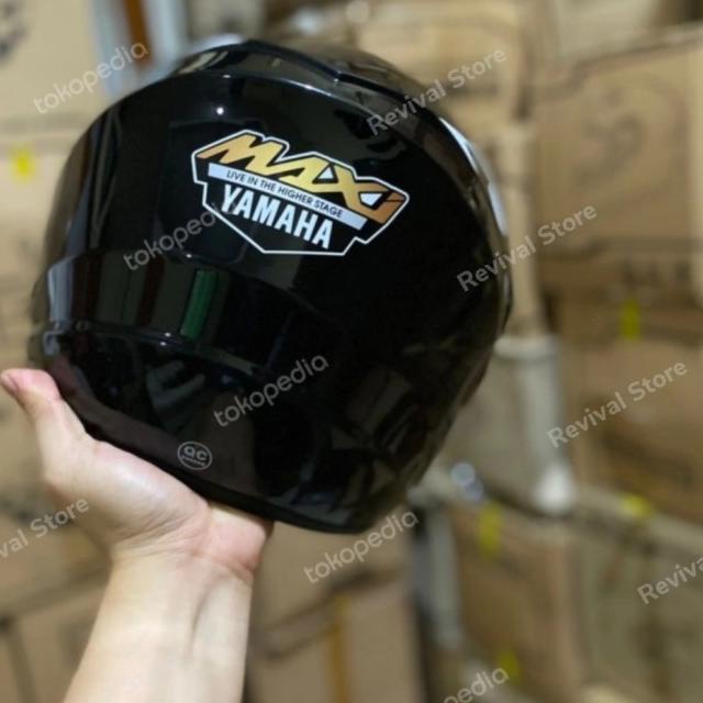 Jual Helm Yamaha NMAX half face - MAXI Gold | Shopee Indonesia