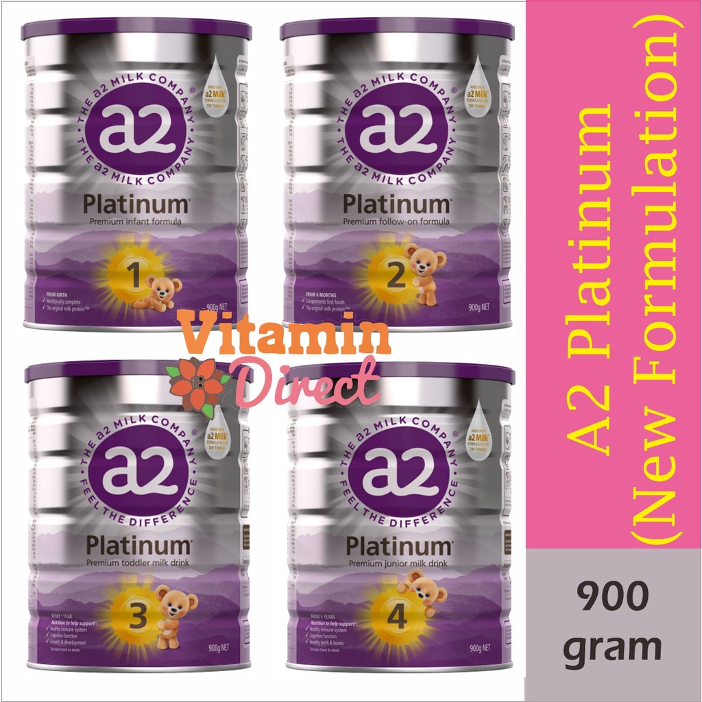Jual A2 Platinum Premium Milk 900 gram Step 1 / Step 2 / Step 3 / Step 4 Baby Formula Susu ...
