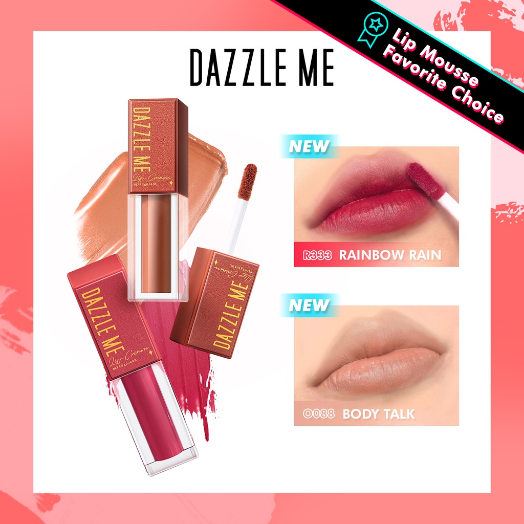 Jual AS DAZZLE ME Mousse Lip Cream | DazzleMe Silky Lipstik ...
