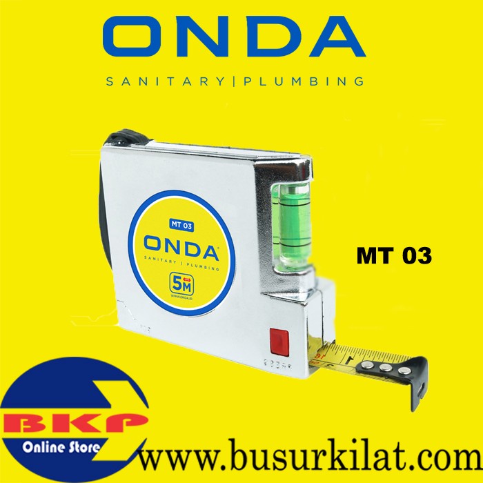 Jual [BAYAR DITEMPAT] Meteran Onda Mt 03 5 Meter / Meteran Onda ...