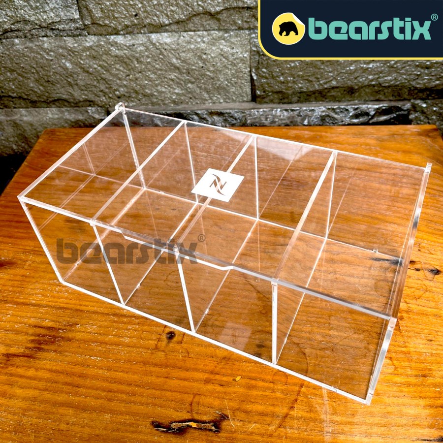 Jual Container Nespresso Pods / Capsule 4 Slot / Box Acrylic / Kotak ...