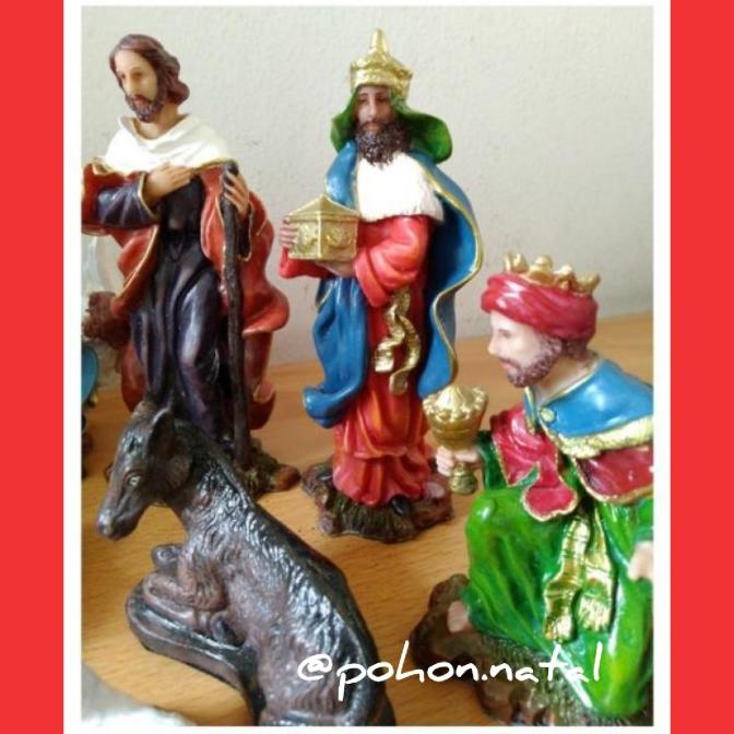 Jual Patung Nativity Scene Pajangan Natal Set 13cm | Shopee Indonesia