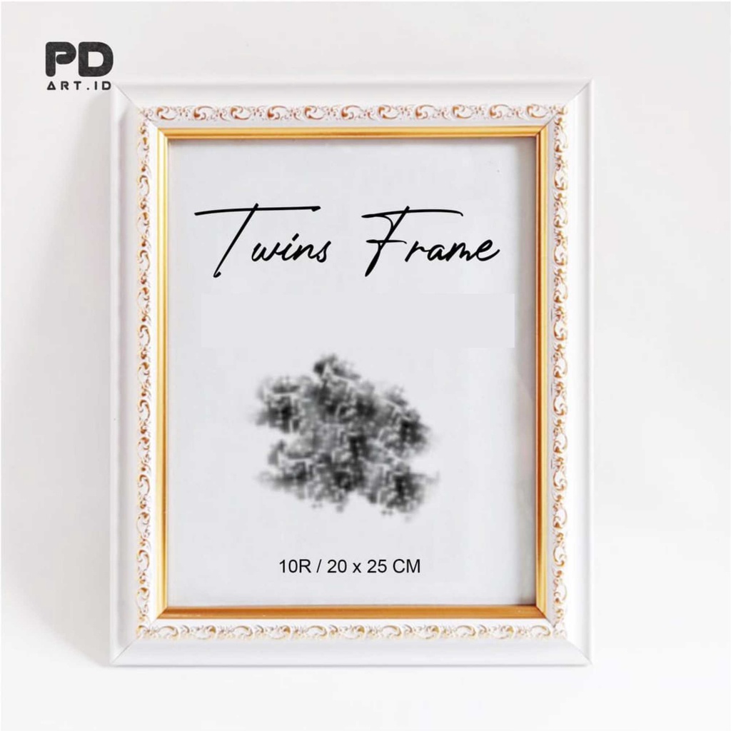 Jual Bingkai Foto Frame Gold White 10inc (8"x10") 8R Murah Medan ...